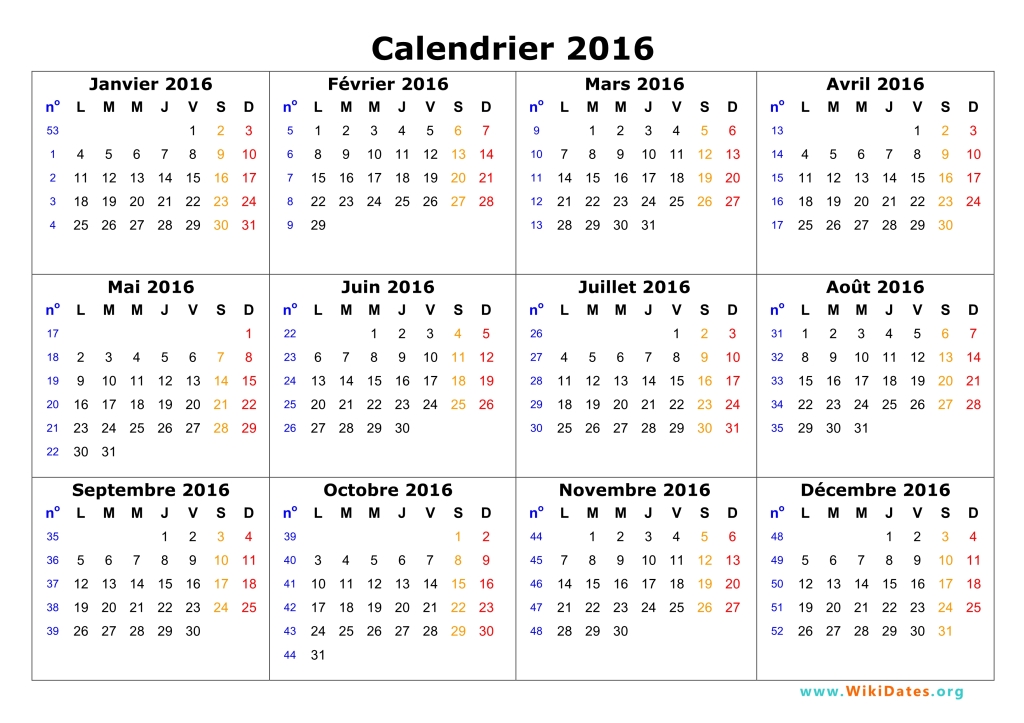 PDF Calendrier avril 2016 PDF Télécharger Download
