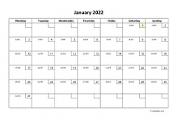 Calendar January 2022 - United Kingdom | Wikidates.org